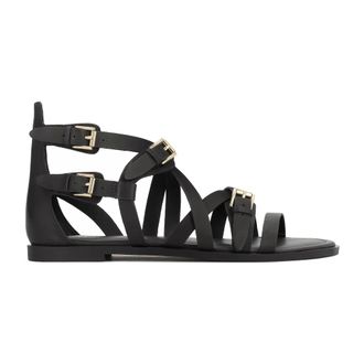 Kazar Femme, Chaussures, Noir, Taille: 37 EU Sandales Plates Style Gladiateur