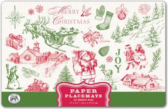 Michel Design Works Papier-Tischsets, Its Christmastime (824396)