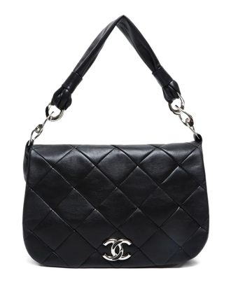 Chanel sac porté épaule matelassé (2006) - Noir