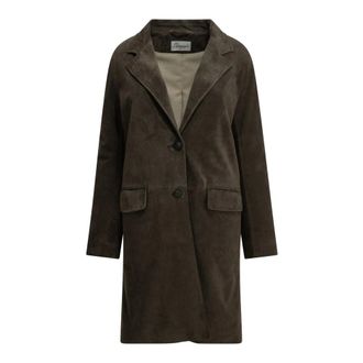 Semper Veste en daim matelass&eacute;e - Femme - Manteaux - Brun - Taille: 40 FR