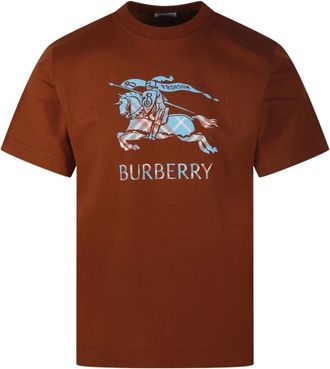 Burberry Homme, Tops, Brun, Taille: XL Seth EKD Deg T-shirt