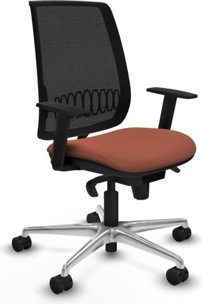 Piqueras y Crespo Alares B&uuml;rostuhl mit 1D-Armlehnen, h&ouml;henverstellbare Lendenwirbelst&uuml;tze, ausgestattet mit 5 Positionen und eingespritztem Schaum. 65 mm Nylon-Rollen. 