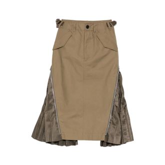 sacai Damen, R&ouml;cke, Gr&uuml;n, SGr&ouml;&szlig;e