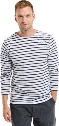 Armor Lux Herren Marini&egrave;re ploz&eacute;vet Homme Langarmshirt, Wei&szlig; (400 Blanc/Navire 400), XX-Large (Herstellergr&ouml;&szlig;e: 2XL)