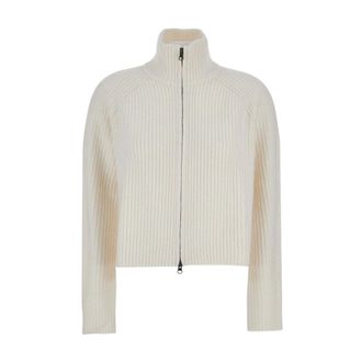 Lisa Yang Sadie Zip Cardigan - - Knitwear - Damen - Beige - S