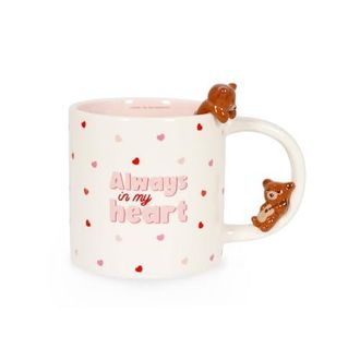 Legami Legami - Tasse aus Steinzeug - Too Cute to Handle, Motiv Teddy Bear, sp&uuml;lmaschinengeeignet, Fassungsverm&ouml;gen 350 ml