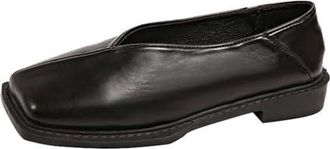 Generic Chaussures Mary Jane &agrave; enfiler d&eacute;contract&eacute;es pour femme - Couleur unie - &Eacute;l&eacute;gantes - R&eacute;tro - Polyvalentes - Antid&eacute;rapantes - Confortables - Pour la ma