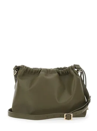 A.P.C. Womens Crossbody Bag Sac Ninon Green Polyurethane Shoulder