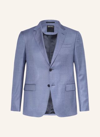 Ermenegildo Zegna Zegna Anzug Pinpoint Regular Fit blau