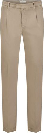 BRIGLIA 1949 Chino mit Bundfalte und Stretchanteil, Slim Fit in