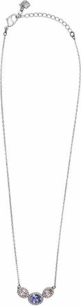 Swarovski Christie Oval Necklace - - Accessories - Damen - Lila - ONE SIZE
