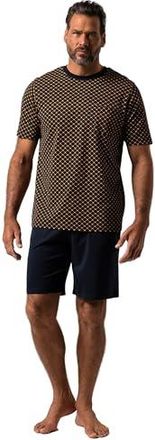 JP1880 WHITELISTED Jp1880 Schlafanzug, Homewear, Zweiteiler, T-Shirt, BIS 8 XL Ensemble de Pijama, Bleu Marine, 4XL Hommes