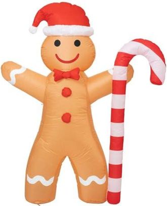 F&eacute;&eacute;ric Lights & Christmas Feeric Lights et Christmas - Pain d&eacute;pice Gonflable h.140cm