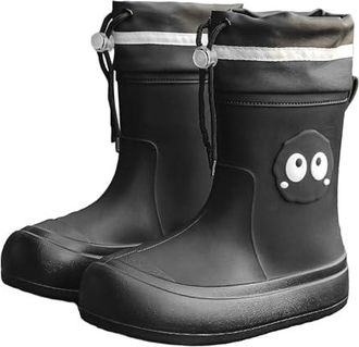 Generic Bottes caoutchouc pour homme et femme pluie imperm&eacute;ables antid&eacute;rapantes semi-compens&eacute;es s&eacute;curit&eacute; de qualit&eacute; Chaussures Adh&eacute;rence boue/glace S&eacute;chage ul