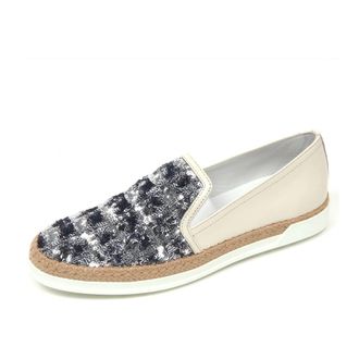 Tod's Silber Pailletten Slip-On Schuh - - Shoes - Damen - Mehrfarbig - 37 EU