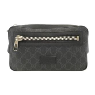 Gucci Pre-owned GG Supreme Canvas Waist Bag - - Pre-owned - Damen - Schwarzk - ONE SIZE