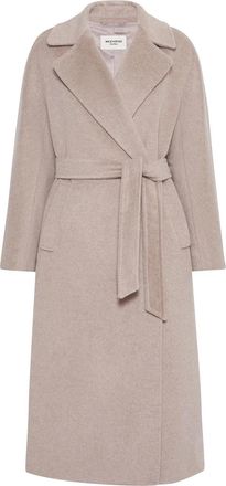 Max Mara Knielanger Mantel - Hellbraun