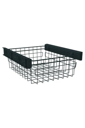 Homin W&auml;schekorb System Unit, Anthrazit, Metall, 37 L, rechteckig, 42.4x21x46.5 cm, Schlafzimmer, Kleiderschr&auml;nke, Schrankzubeh&ouml;r