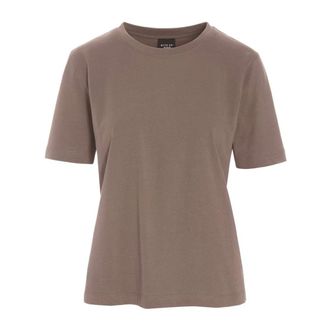 Bitte Kai Rand Enkel og l&aelig;kker basis T-shirt med korte &aelig;rmer - - Tops - Damen - Braun - S