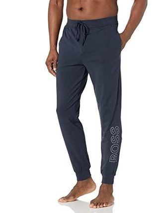 BOSS Hugo Boss Pantalon de Jogging Identity Bas de Pijama, Bleu, S Homme
