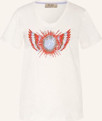 Mos Mosh Mos Mosh T-Shirt Mmromi Mit Schmucksteinen weiss