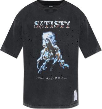 SATISFY Satisfy, Homme, Tops, Gris, Taille: XS T-Shirt MothTech