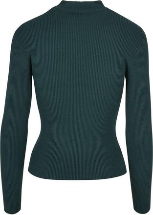 Urban Classics Sweater Urban Classics Damen Ladies Rib Knit Turtelneck Sweater (1-tlg)
