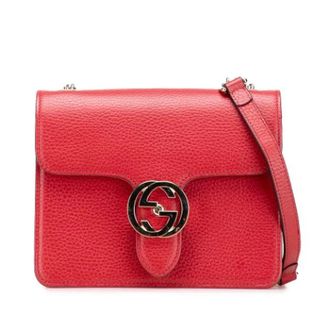 Gucci Sac bandouli&egrave;re vintage doccasion - Femme - Pre-owned - Rouge - Taille: ONE Size