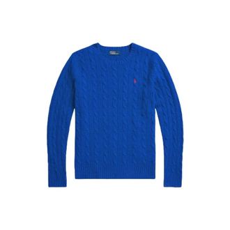 Polo Ralph Lauren Woll-Kaschmir Rundhals Pullover - - Knitwear - Damen - Blau - S