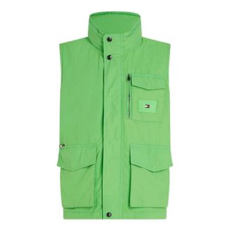 Tommy Hilfiger Utility &Auml;rmellose Weste - - Jackets - Herren - Gr&uuml;n - L