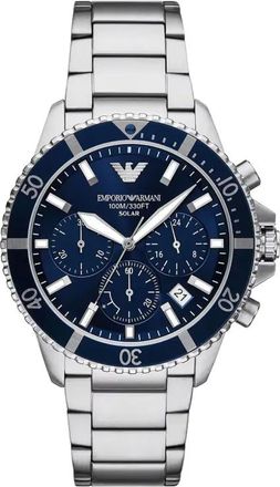 Emporio Armani montre World Explorer 43.5 mm - Bleu