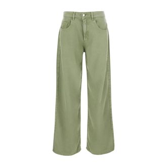 Icon Denim Los Angeles Bea Wide Jeans - - Jeans - Damen - Gr&uuml;n - W24