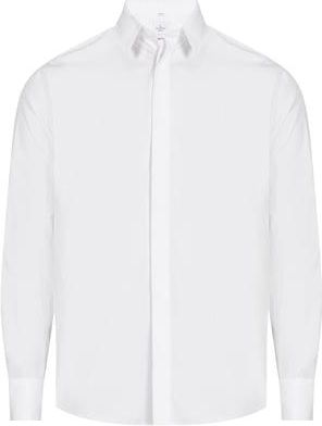 Au Printemps Paris Chemise droite avec boutons dissimulés Krave