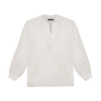 Elena Miro Stilvolle Bluse f&uuml;r Frauen - - Blouses & Shirts - Damen - Wei&szlig; - L