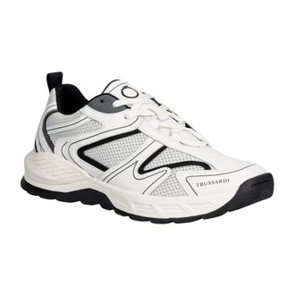 Trussardi Panelled Mesh Sneakers - - Shoes - Herren - Wei&szlig; - 45 EU