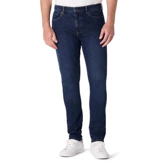 Amazon Essentials Herren Slim-Fit-Jeans, Dunkle Mitternacht, 32W / 28L
