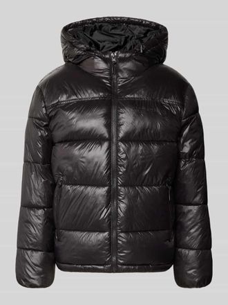 Review Gl&auml;nzende Steppjacke mit Kapuze und Rei&szlig;verschlusstaschen