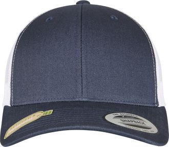 Flexfit YP Classics Recycled Retro Trucker Cap 2-Tone,Navy/White one Size