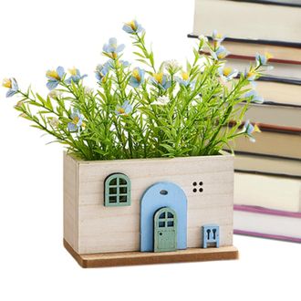 Generic Künstliche Dekoration - dekorativer künstlicher Topf, kleines Nachahmungsgrün | Moderne Bürodekoration, Hauptstück für den Schreibtisch zu Hause, echt