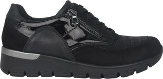 Waldl&auml;ufer Weit geschnittene Damensneakers - Schwarz - - Shoes - Damen - Schwarzk - 37 1/2 EU