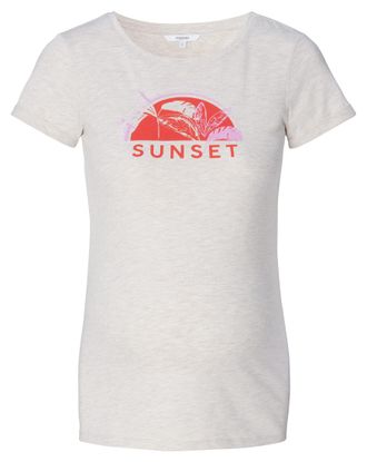 Noppies Damen Tee Altona Short Sleeve T Shirt, Ras1202 Oatmeal - P611, 44 EU