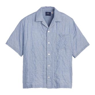 Levi's Homme, Chemises, Bleu, Taille: L Chemise de camp &agrave; manches courtes