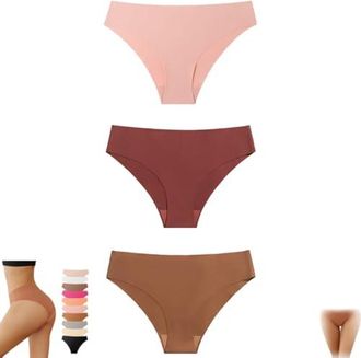 Generic Sous-v&ecirc;tements sans bout de chameau pour femme, r&eacute;sistant &agrave; la transpiration, respirant, confortable, sans couture, sous-v&ecirc;tements invisibles en soie 