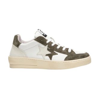 2Star Handgefertigte italienische Ledersneaker - - Shoes - Herren - Wei&szlig; - 43 EU