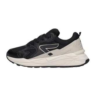 HUB Schwarze Low-Top Sneakers Grid-W - - Shoes - Damen - Mehrfarbig - 37 EU