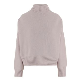SA SU PHI Cashmere Rollkragenpullover - - Knitwear - Damen - Rosa - XS