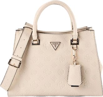 Guess Femme, Sacs, Beige, Taille: ONE Size Cresidia II Society Satchel