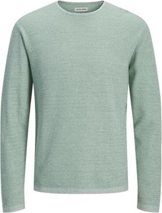 Jack & Jones Jjegeorge Knit Crew Neck Noos, Granite Green, M Homme, Granite Vert, Medium