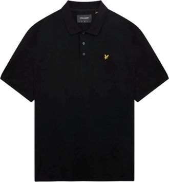Lyle & Scott Homme, Tops, Noir, Taille: XL Polo en coton intemporel