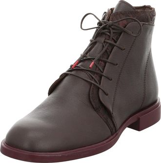 Think Think NINA Damen chromfrei gegerbte nachhaltige Stiefelette, Espresso/Kombi 3000, 42.5 EU